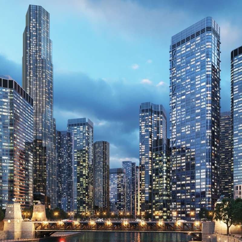 Archmodels Vol. 271 - Day and Night Skyscrapers | Trinity3D