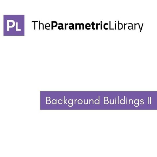 The Parametric Library - Background Buildings Vol. 1 | Trinity3D